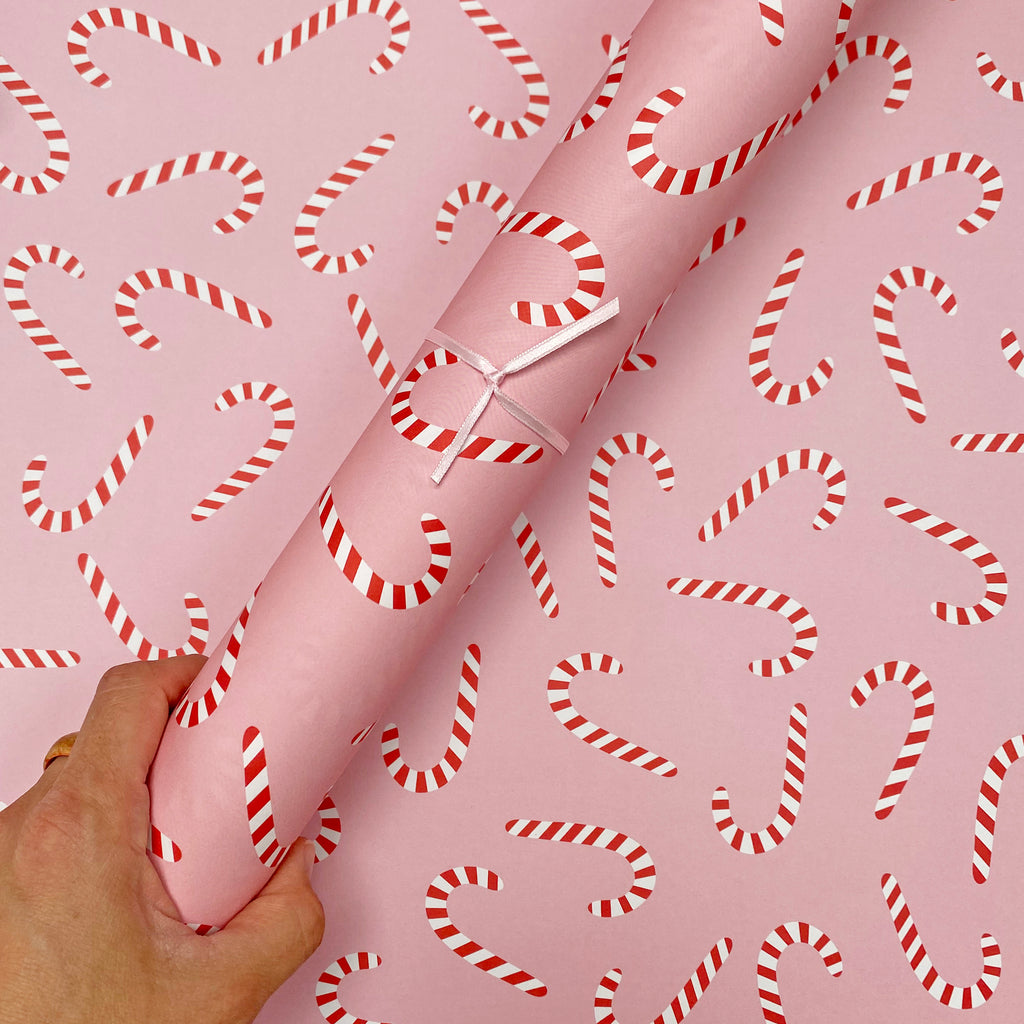 Candy Cane Christmas Wrapping Paper – Lizzie Chancellor