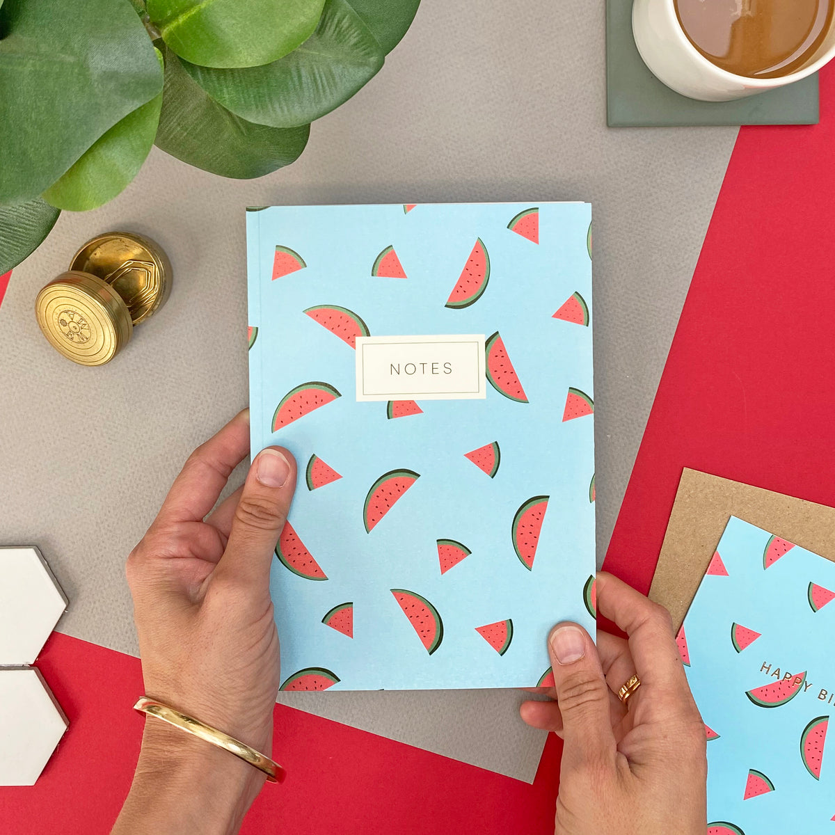 Watermelon Notebook - sample - blank pages – Lizzie Chancellor